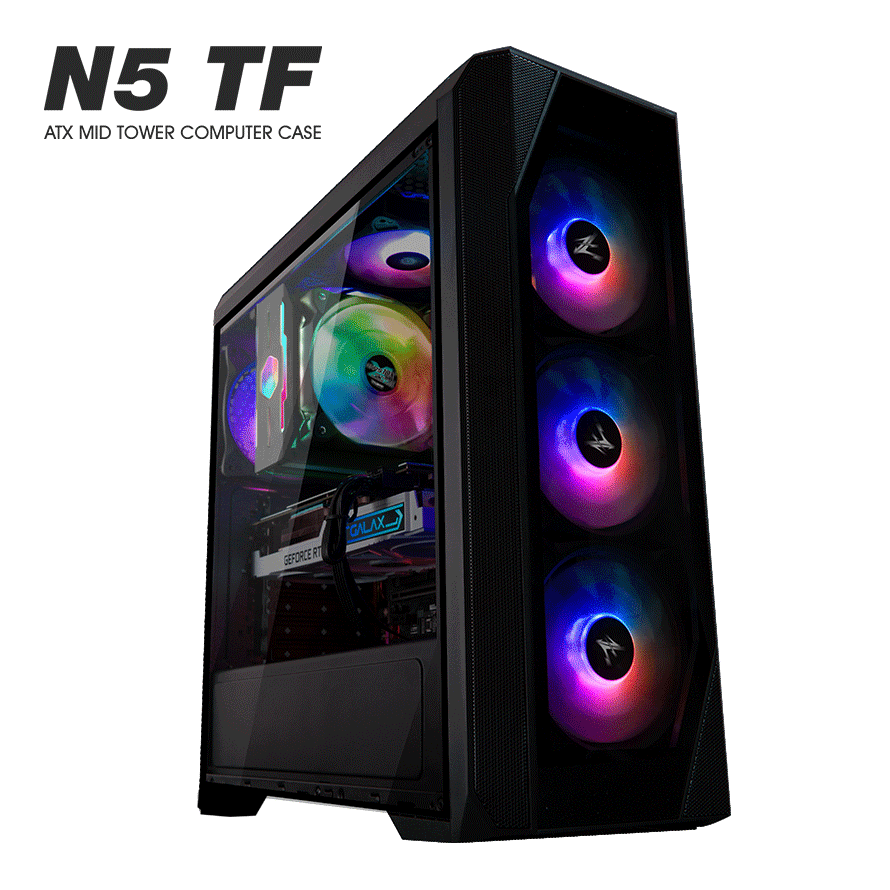 ATX (NP) ZALMAN N5 TF RGB (BLACK) | Advice สาขา A001 (ถนนมหาราช)