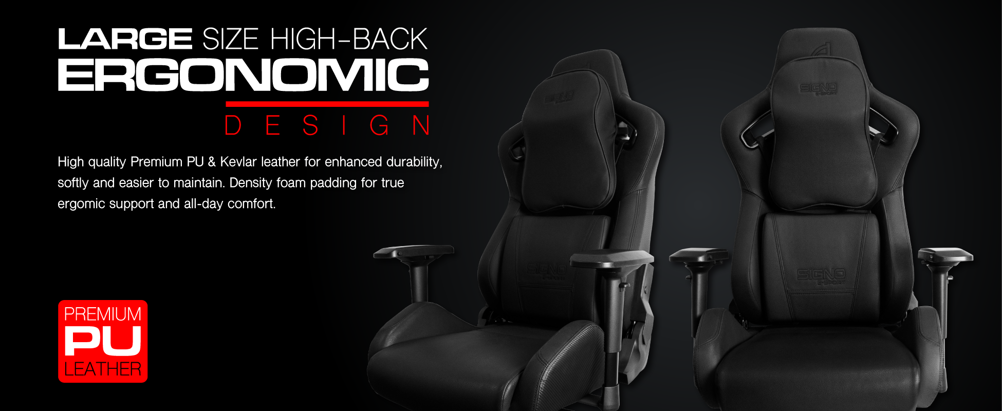 CHAIR SIGNO GC-211 ROGGER BLACK | Advice สาขาA029 (เมกา บางนา)