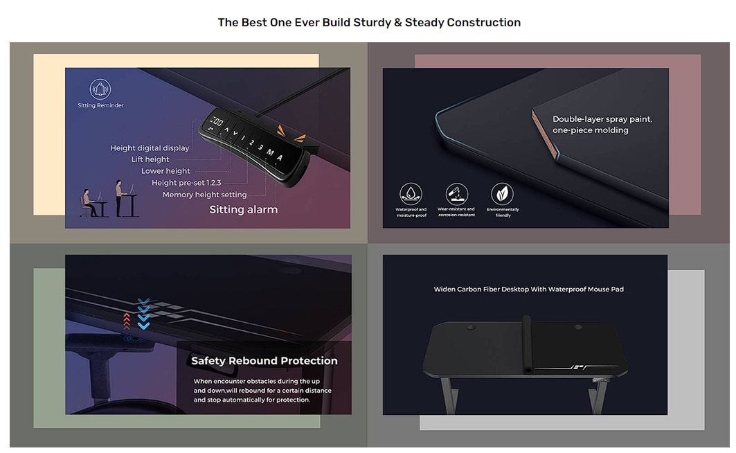 DESK ERGOPIXEL ALTURA SERIES ADJUSTABLE SIZE L | Advice จ.ตราด สาขา ...