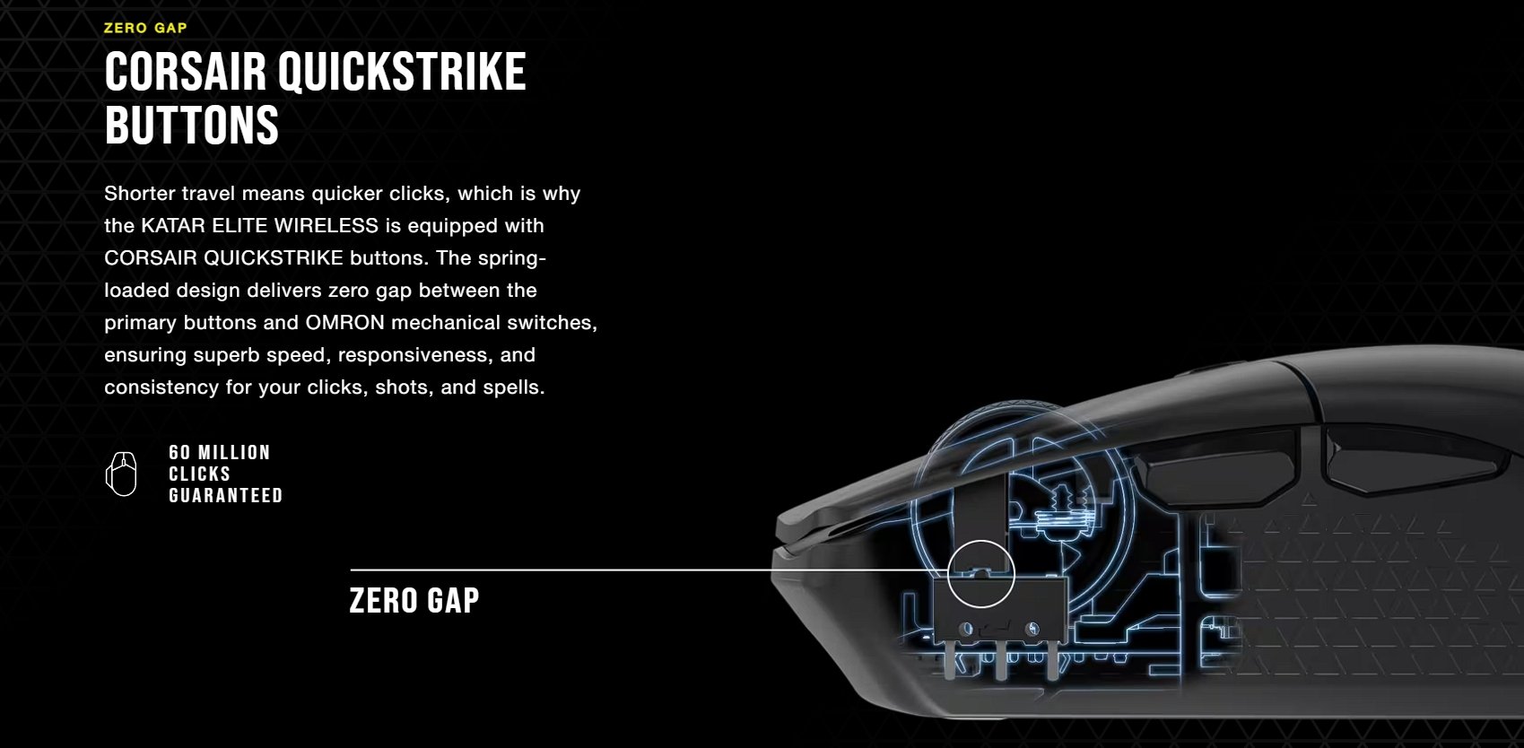 WIRELESS/BLUETOOTH MOUSE CORSAIR KATAR ELITE | Advice จ.กรุงเทพฯ สาขา ...