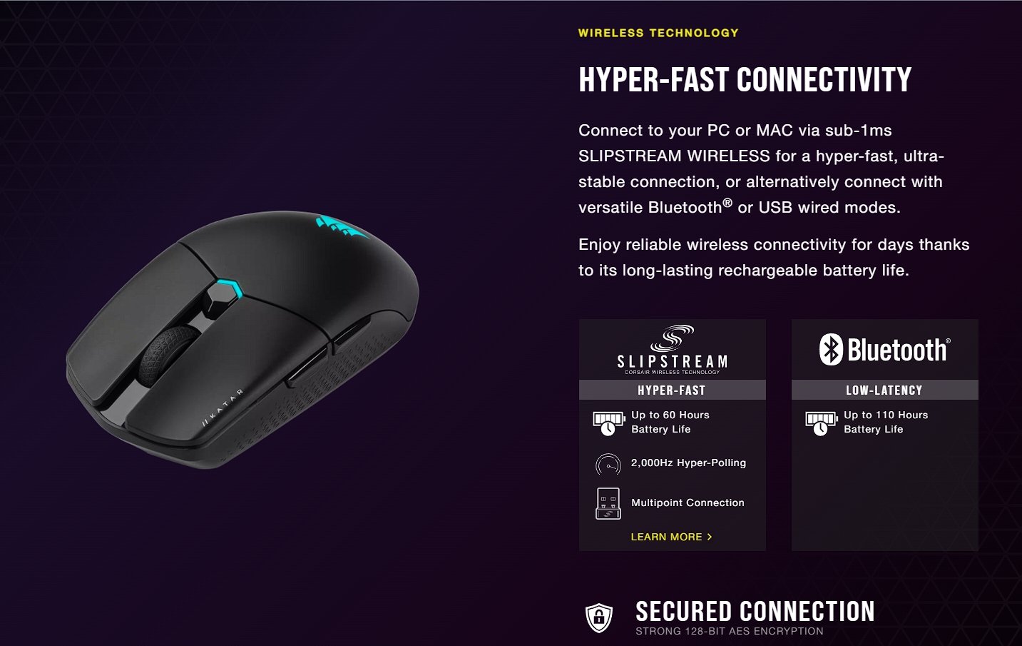 MOUSE WIRELESS CORSAIR KATAR ELITE | Advice จ.เชียงราย สาขา U006 (สี่ ...