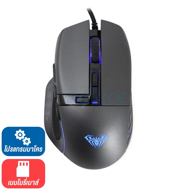 MOUSE AULA F808 BLACK | Advice จ.สมุทรปราการ สาขา A018 (อิมพีเรียล ...