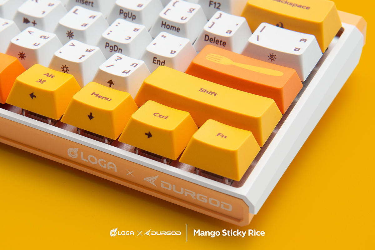 KEYBOARD LOGA X DURGOD MANGO STICKY RICE KAILH TURBO SILVER | Advice จ. ...
