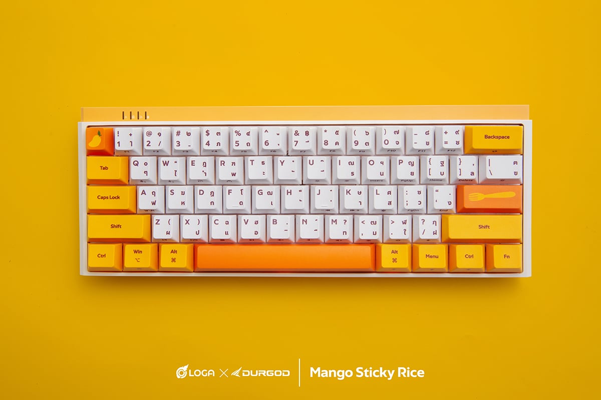 KEYBOARD LOGA X DURGOD MANGO STICKY RICE KAILH TURBO RED | Advice จ. ...