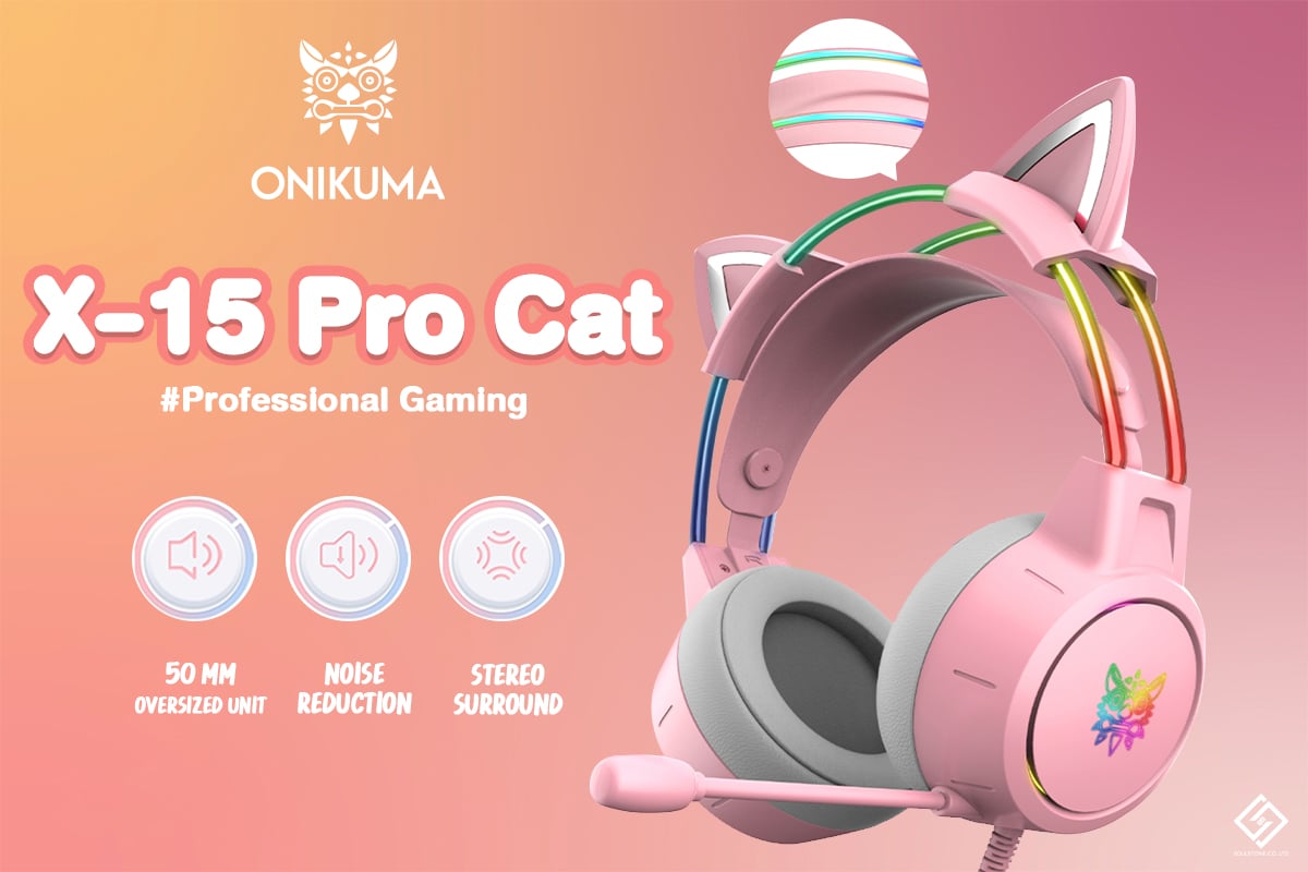 HEADSET (2.1) ONIKUMA X15 PRO RGB SPECIAL EDITION BLACK | Advice จ. ...