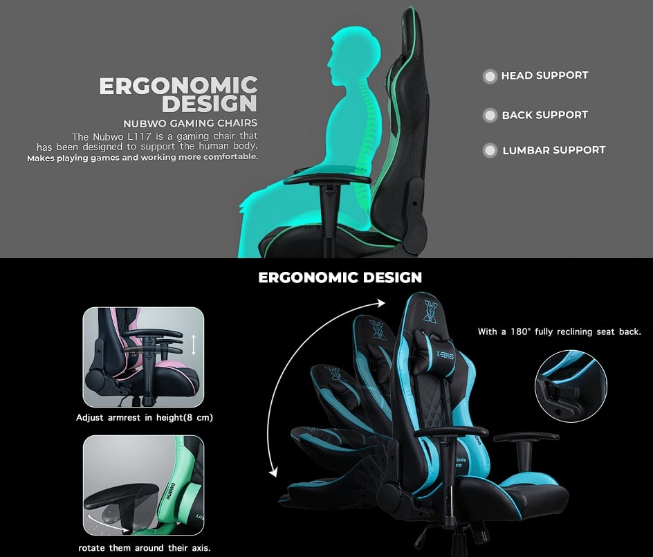 CHAIR NUBWO L117 GREEN | Advice จ.จันทบุรี สาขา A001 (ใกล้ศูนย์อัญมณี ...