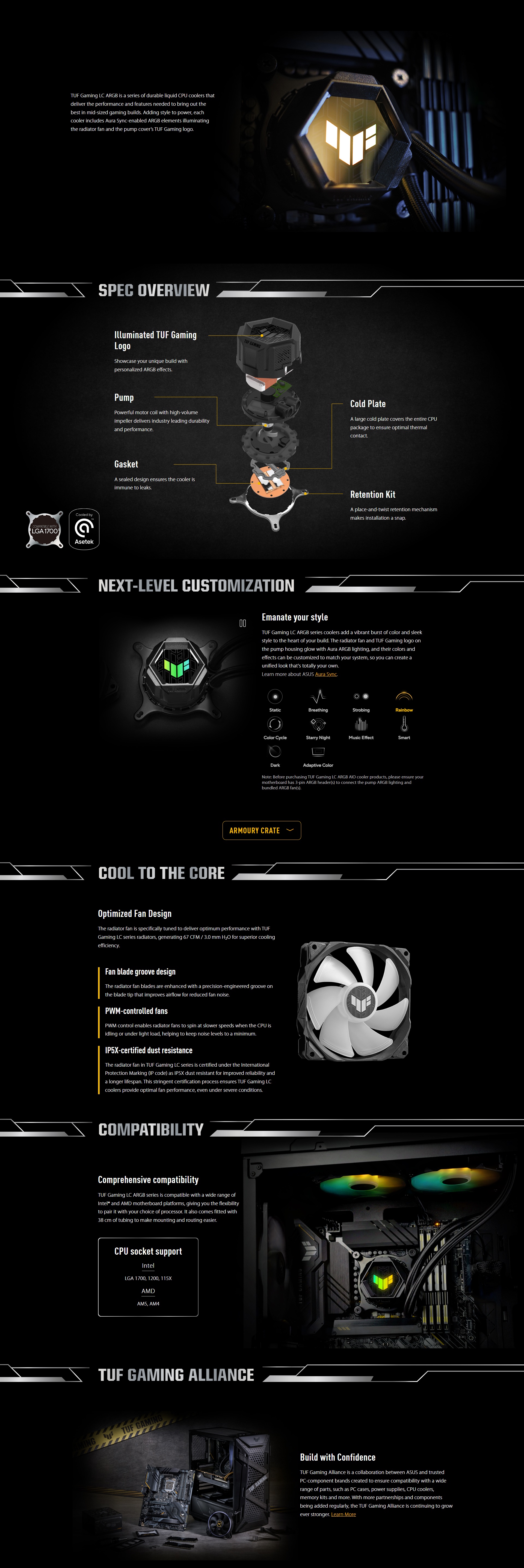 LIQUID COOLING ASUS TUF GAMING LC 120 ARGB | Advice จ.จันทบุรี สาขา ...