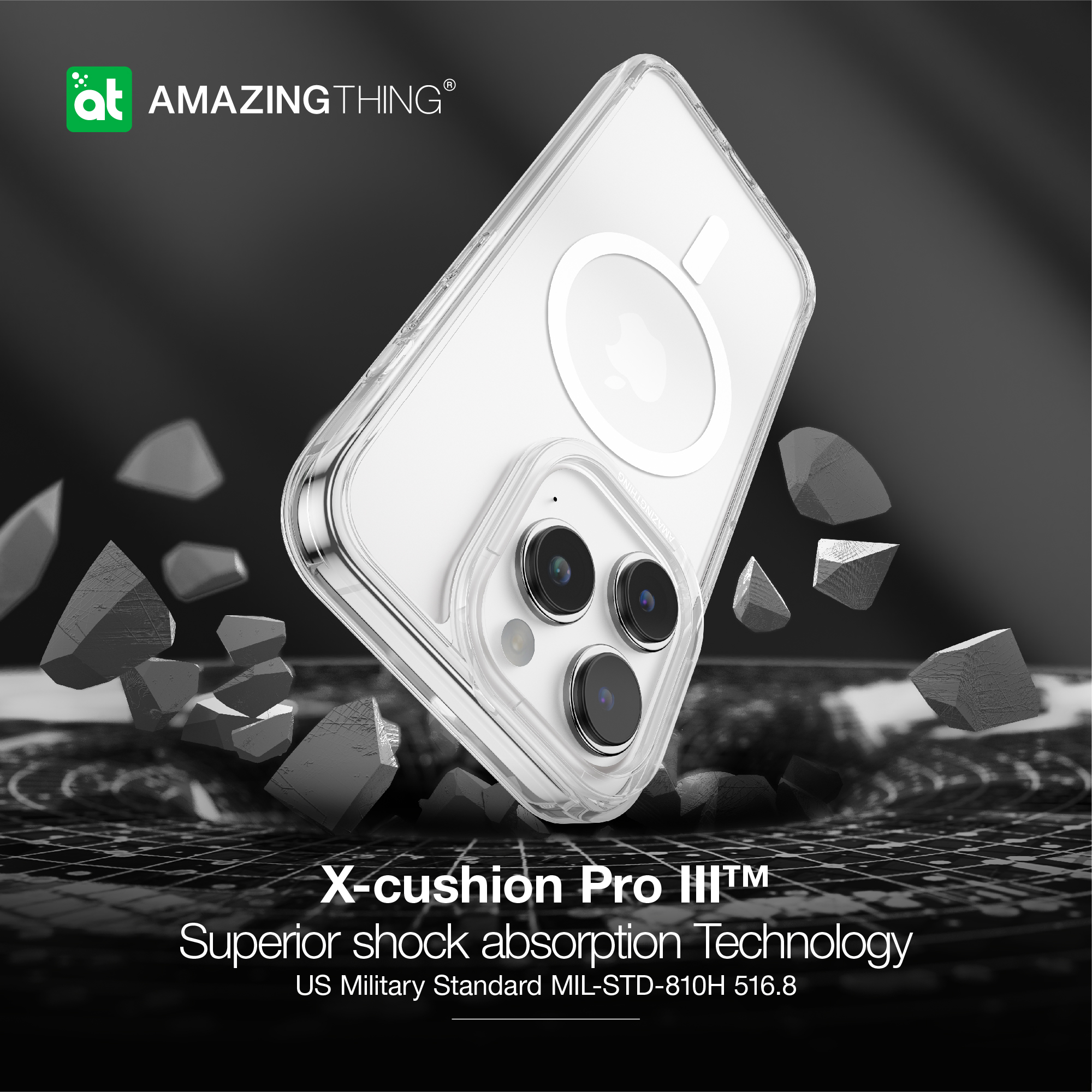 AT Casing for IP 15 PM Minimal Magsafe Drop proof case (4892878081085 ...