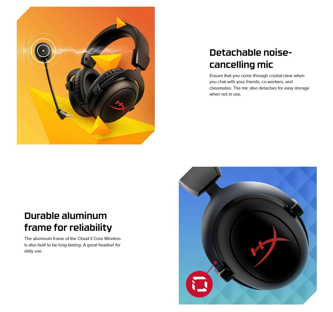 WIRELESS HEADSET (7.1) HYPERX CLOUD II CORE | Advice จ.มหาสารคาม สาขา U035 (สามแยกกาฬสินธุ์)