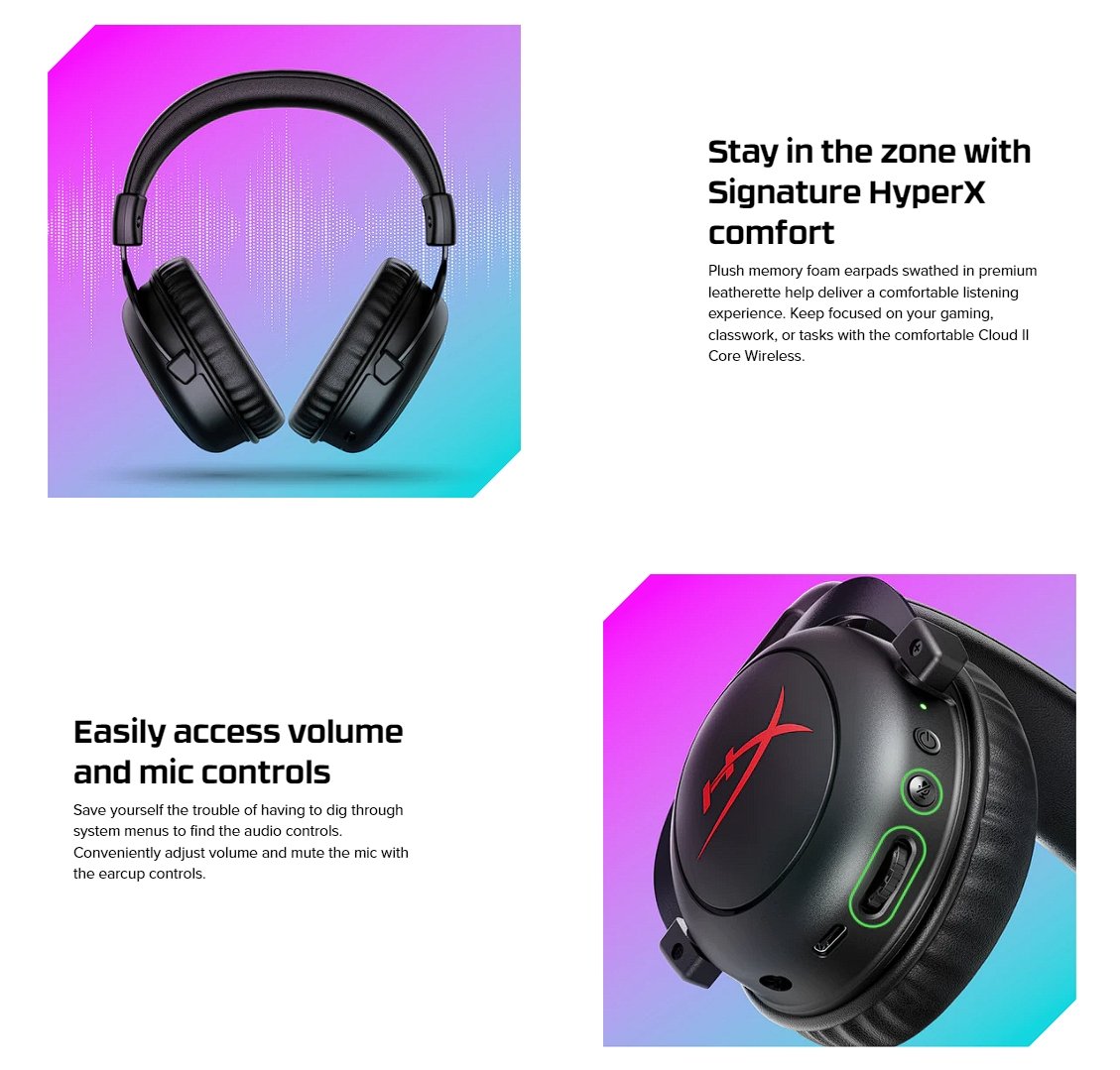 WIRELESS HEADSET (7.1) HYPERX CLOUD II CORE | Advice จ.เพชรบุรี สาขา U049 (เยื้องร้านข้าวแกง200ปี )