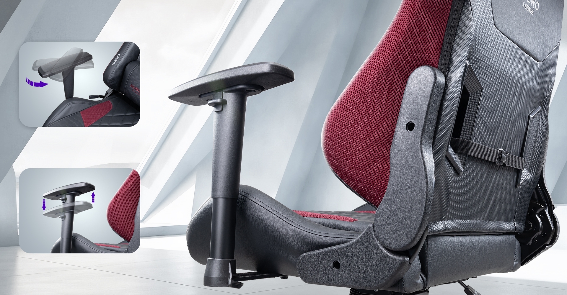CHAIR NUBWO X118 WINE RED | Advice จ.จันทบุรี สาขา A001 (ถนนมหาราช)