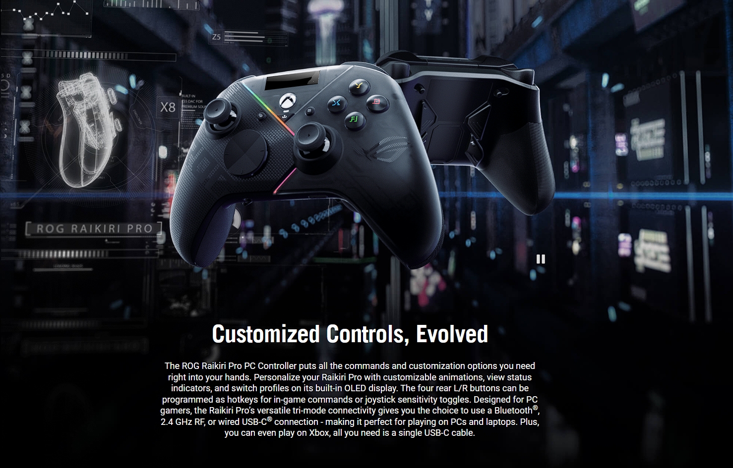 Controller Wireless ASUS ROG RAIKIRI PRO GD300X | Advice จ.ตราด สาขา ...