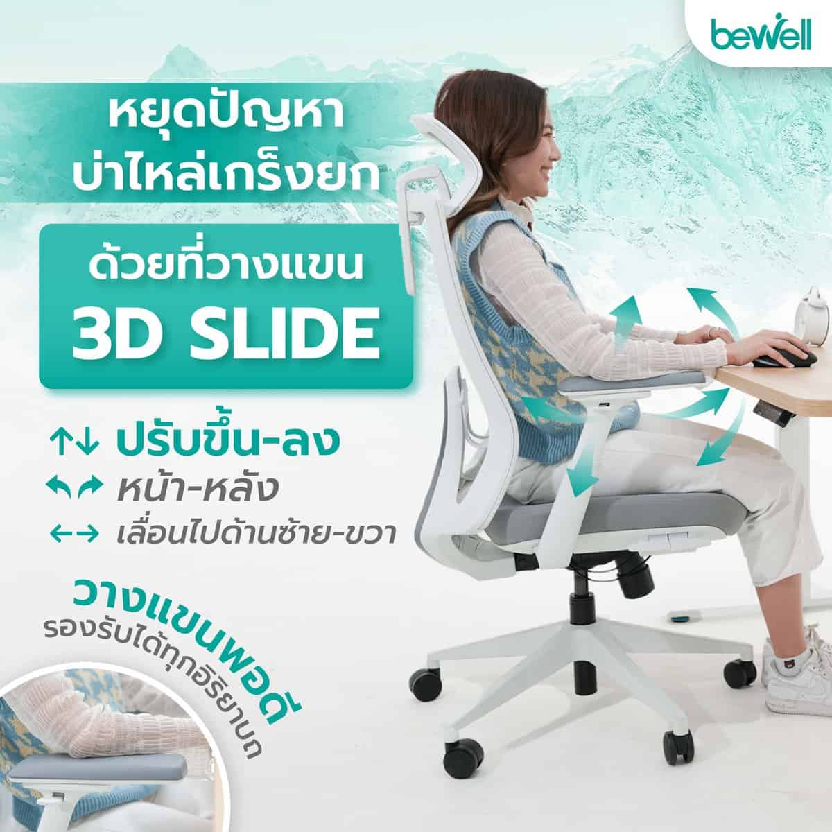 CHAIR BEWELL ERGONOMIC FROZEN | Advice จ.จันทบุรี สาขา A001 (ตรงข้าม ...