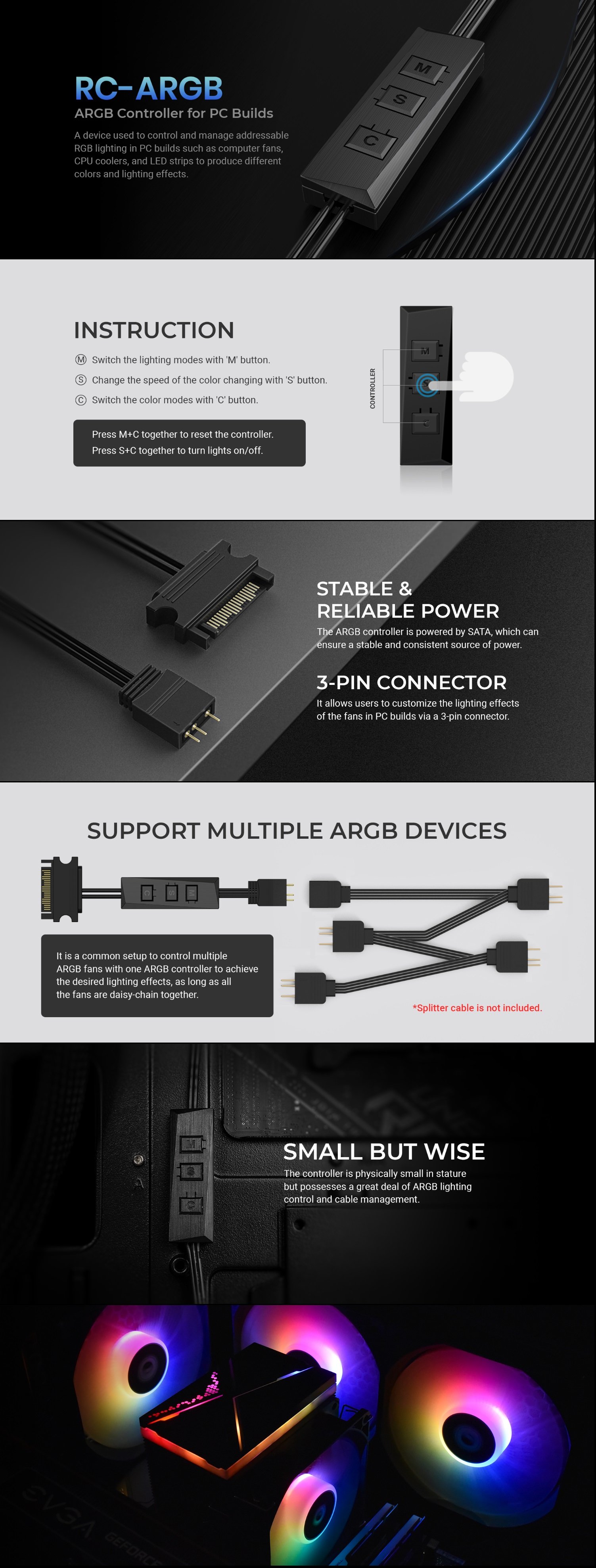 ID-COOLING RC-ARGB CONTROLLER | Advice จ.นนทบุรี สาขา A011 (พันธุ์ทิพย์ ...