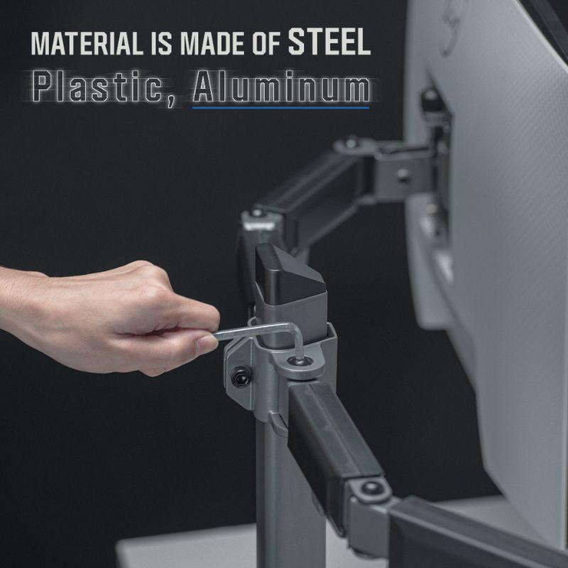 MONITOR ARM ERGONOZ DOUBLE FULL MOTION ARM V.2 (EGN-FMAV2-D) | Advice ...