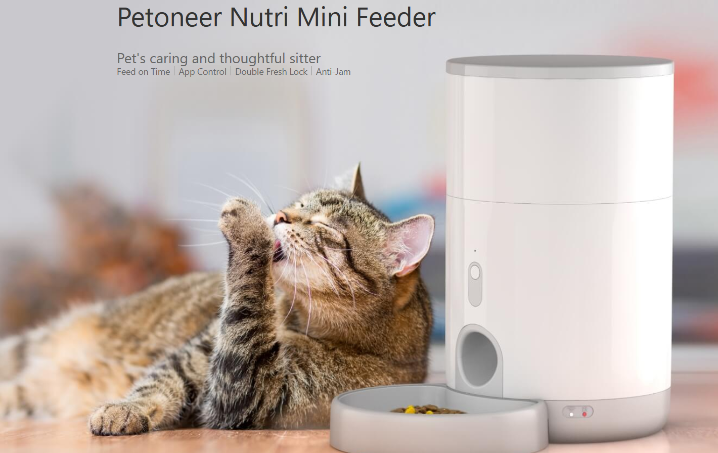 เครื่องให้อาหารสัตว์ Petoneer (Nutri Mini) PF005