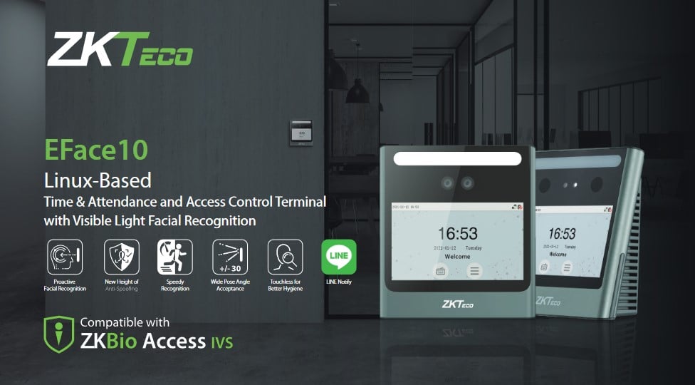 Face Scan ZK#EFACE 10 | Advice จ.ปทุมธานี สาขา A021 (The Forrest)