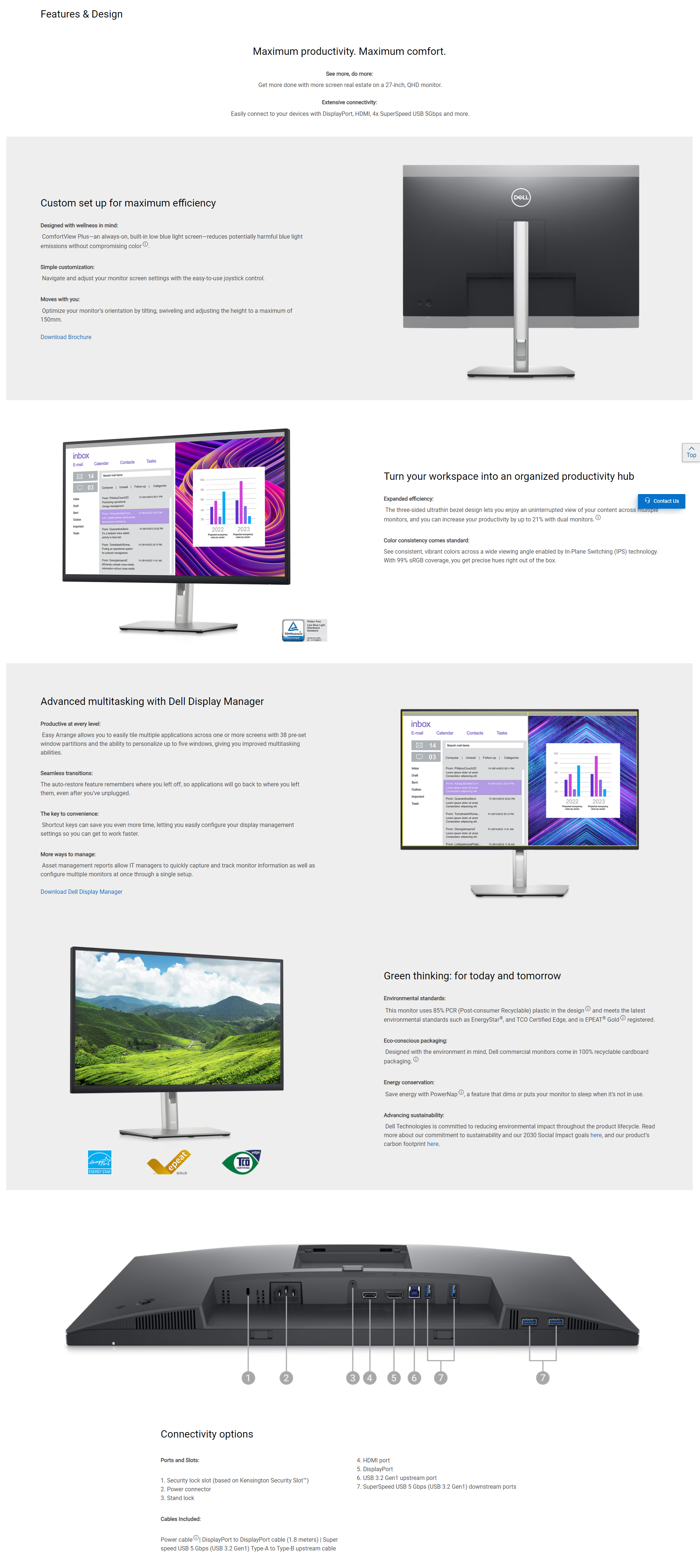 Monitor 27'' DELL P2723D (IPS, HDMI, DP) 60Hz 2K | Advice จ.ปทุมธานี ...