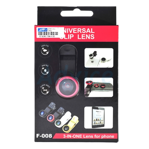 CLIP LENS 'Universal' Black/Red