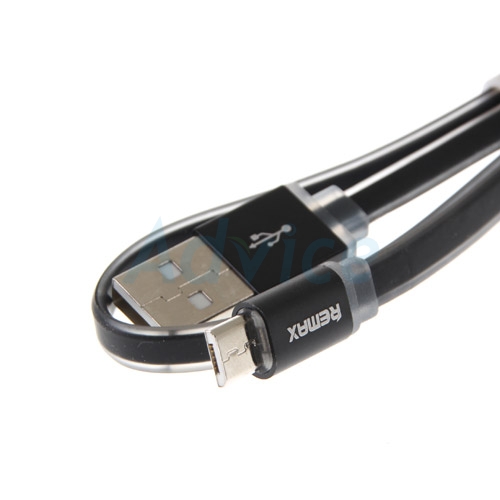 Cable USB To Micro USB (1M,V.2) 'Remax' Bk