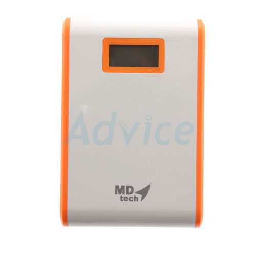 P-BANK 11200 mAh LCD 'MD-Tech' (B03) White/Orange