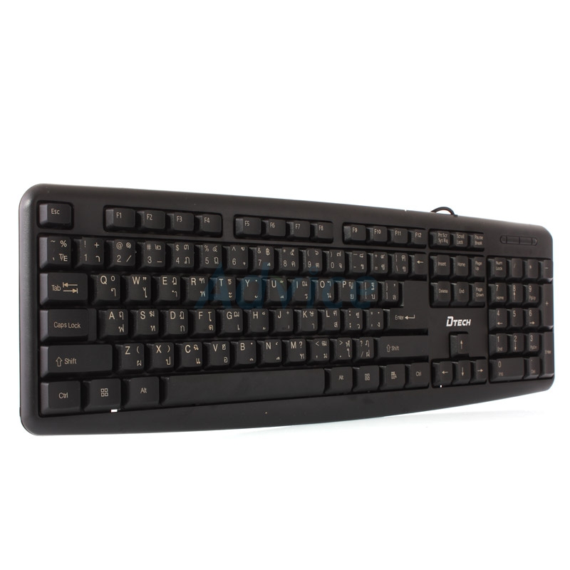 K/B USB DTECH (KB-9504) Black