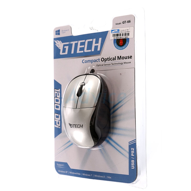 OPT.Combo G-TECH (GT66) Silver/Black