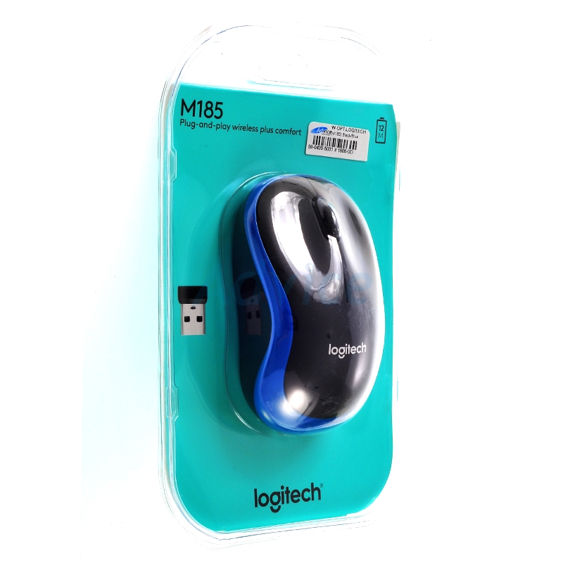 W-OPT.LOGITECH (M185) BLACK/BLUE(เลิกใช้)