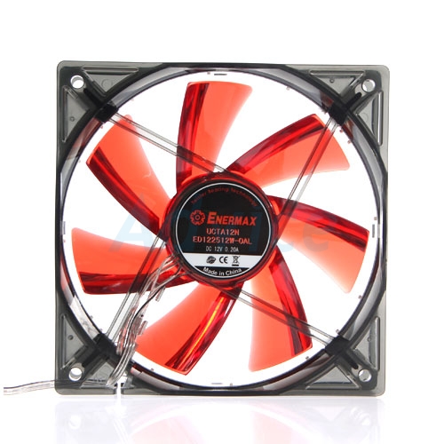 FAN CASE '12cm' ENERMAX Appolish 12-R Red LED