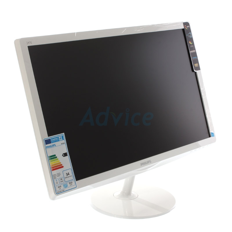 Monitor 23.6'' PHILIPS (247E6QDSW/00+ HDMI+IPS) W