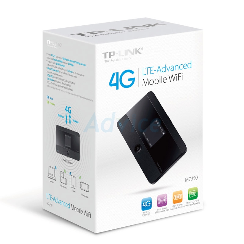 Mifi 4G (150Mb) 'TP-LINK' (M7350)