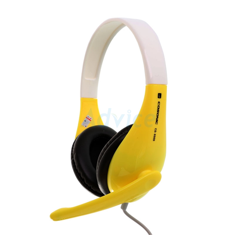 HeadSet 'COSONIC' CD-650D (Yellow)