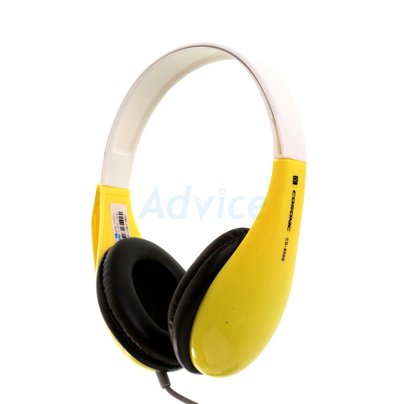 HeadSet 'COSONIC' CD-650D (Yellow)