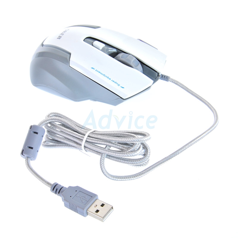 OPT.USB OKER (LX-262) White/Silver