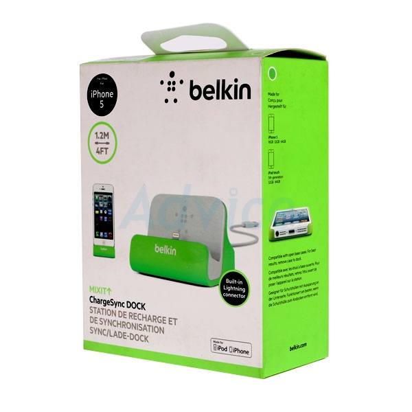 Docking IPHONE 5/5c/5s/6 'BELKIN' Green