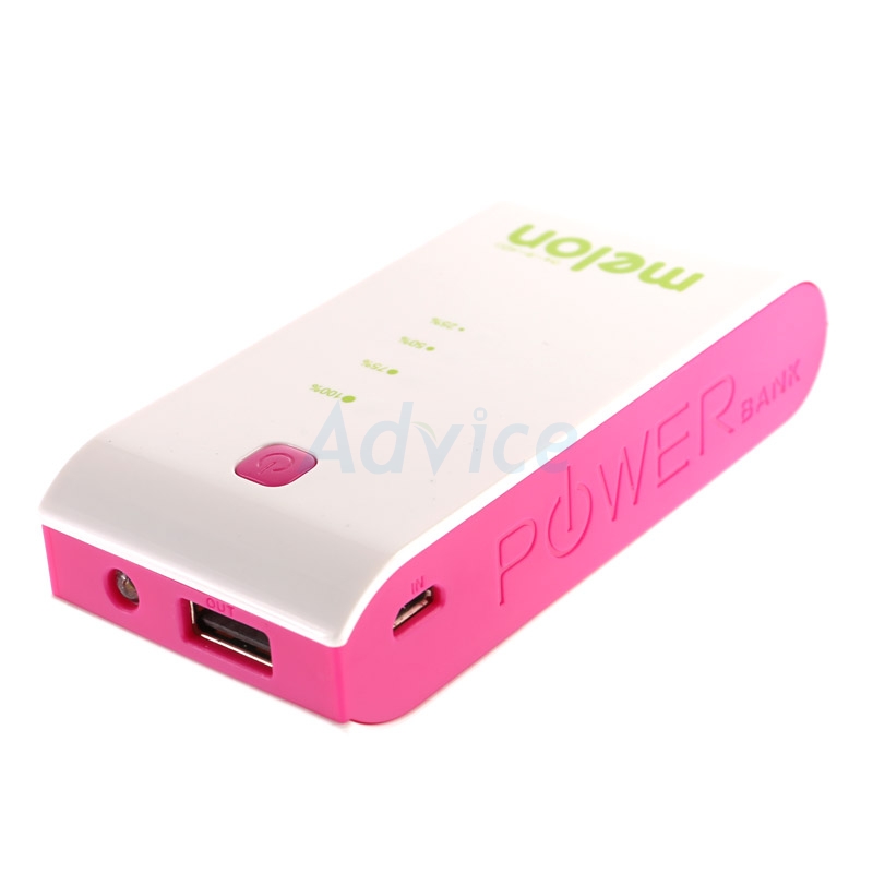 P-BANK 5200 mAh 'Melon' Pink