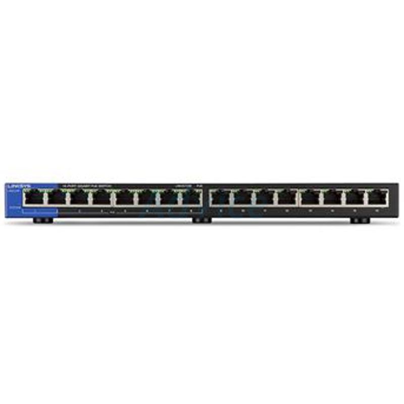 Gigabit Switching Hub LINKSYS (LGS116P-AP) 16 Port (8 Port PoE)