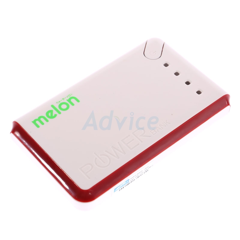 P-BANK 13000 mAh 'Melon' (MLPB-009) Wh-Rd