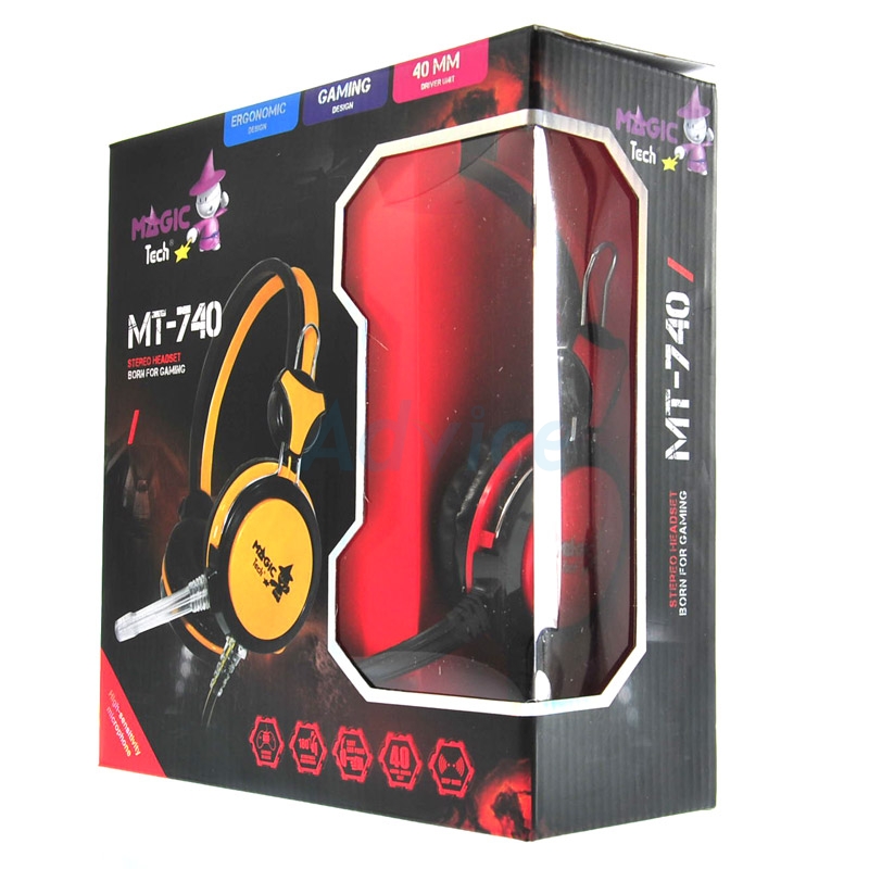 HeadSet 'Magic Tech' MT740 (Red)
