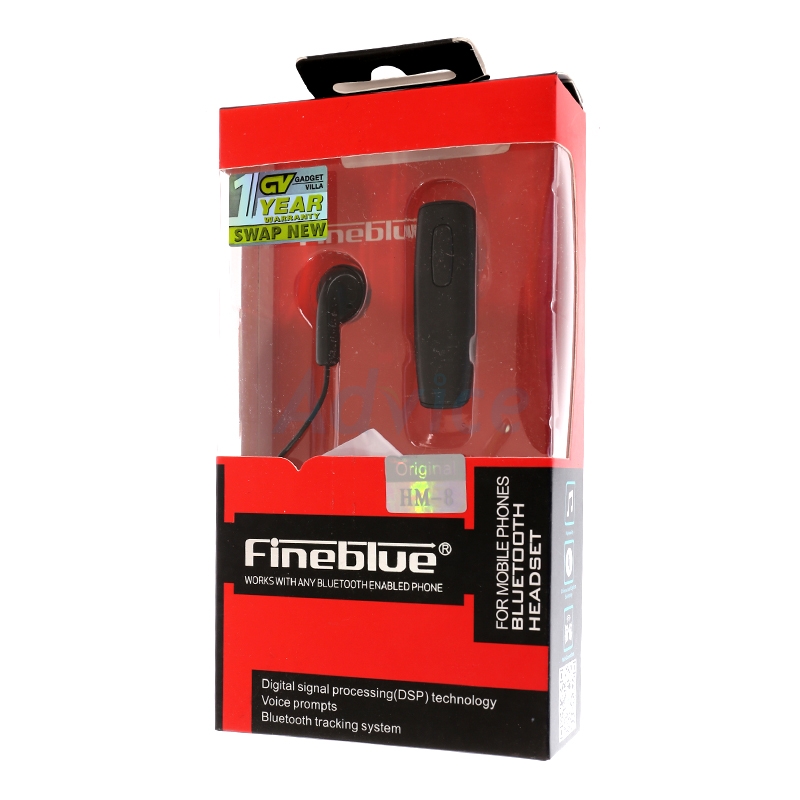 Bluetooth Headset 'Fineblue' (HM-8) Black