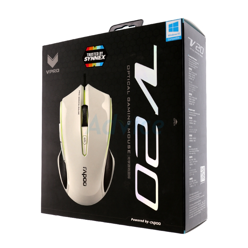 OPT.USB RAPOO (V20, Gaming) White