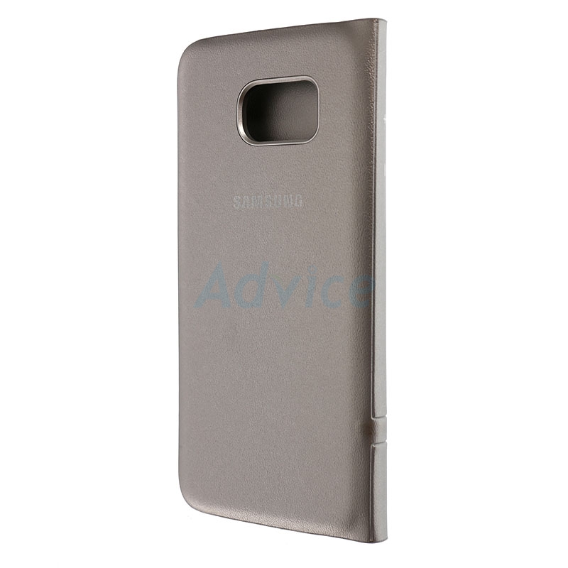 Case SS S7 Edge LED View Cover (Silver) Ori (EF-NG935PSEGWW)