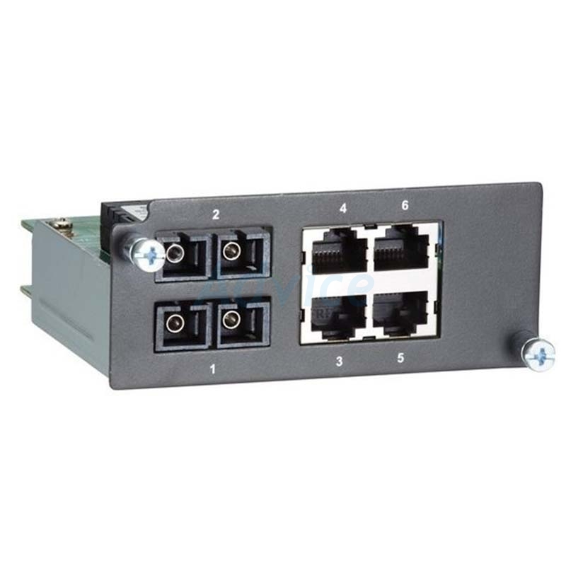 Fast Ethernet module with 2 multi-mode 100BaseFX ports with SC ...