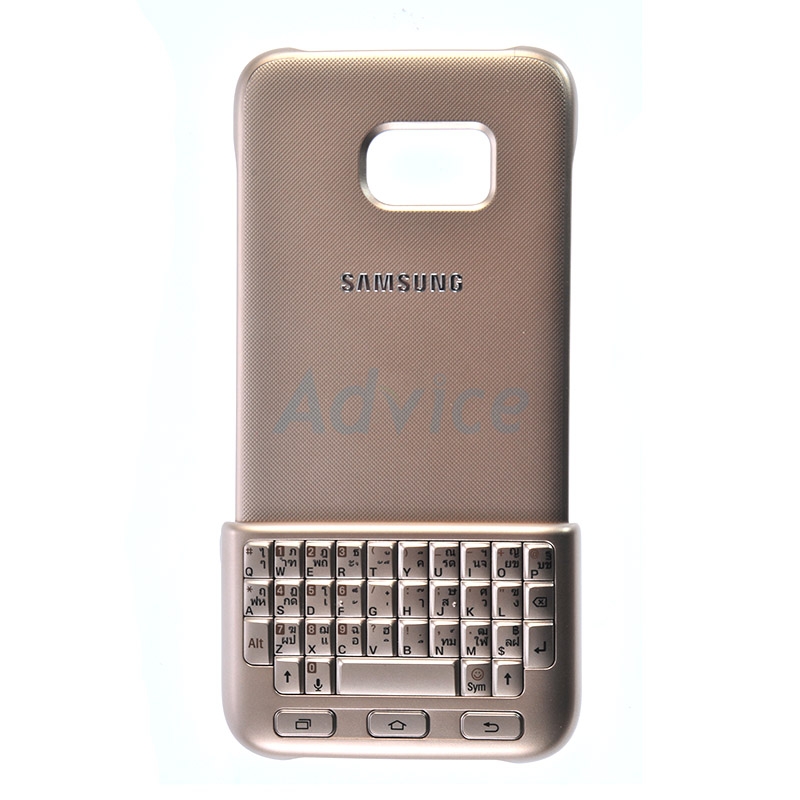 Case SS S7 Edge Keyboard Cover (Gold) Ori (EJ-CG935UFEGWW)