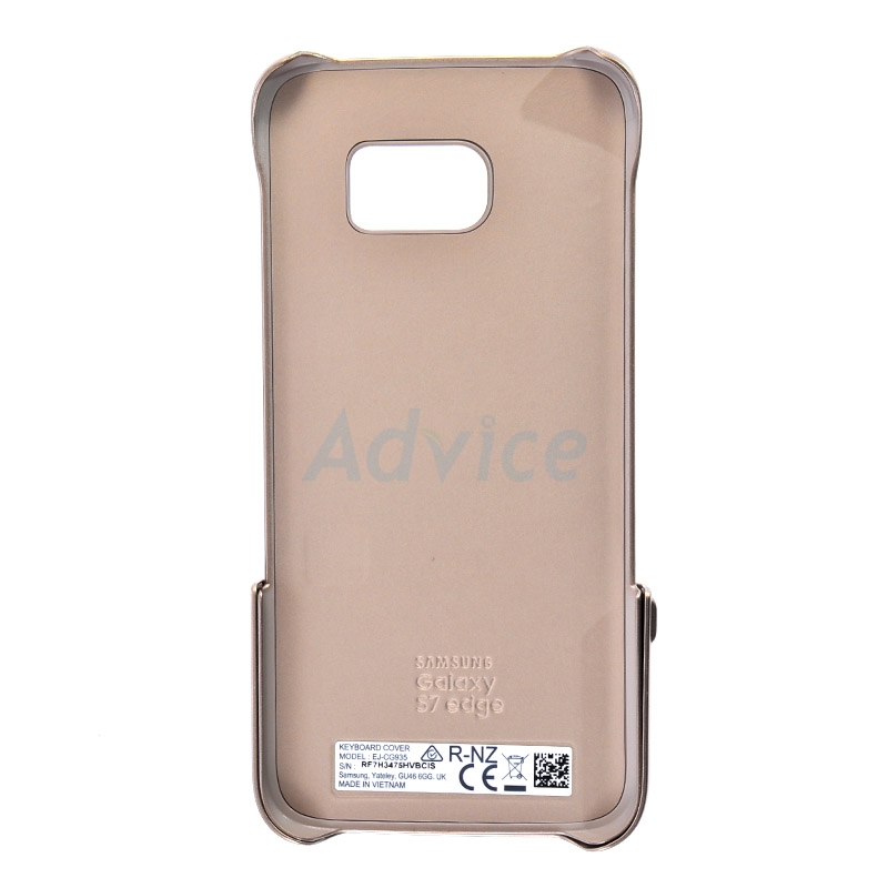 Case SS S7 Edge Keyboard Cover (Gold) Ori (EJ-CG935UFEGWW)