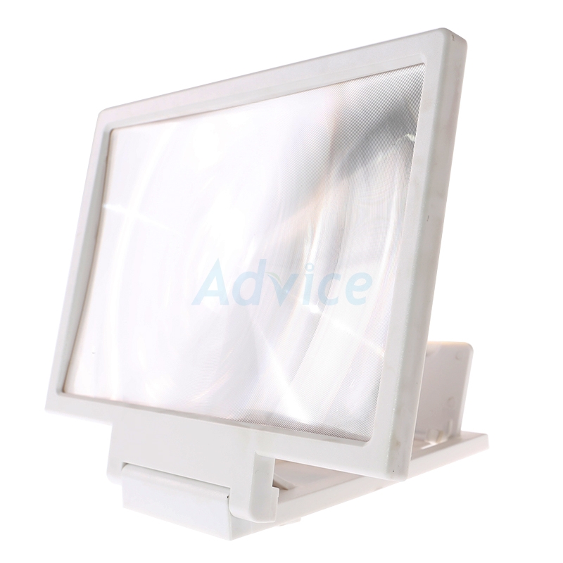 Enlarged Screen Mobile Phone (3D) White
