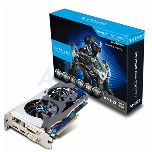PCIe AMD R7 250X/2GB SAPPHIRE Vapor-X (D5, HDMI)