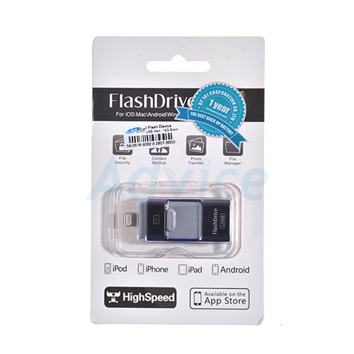 I-Flash Device USB Mem. 16G Black