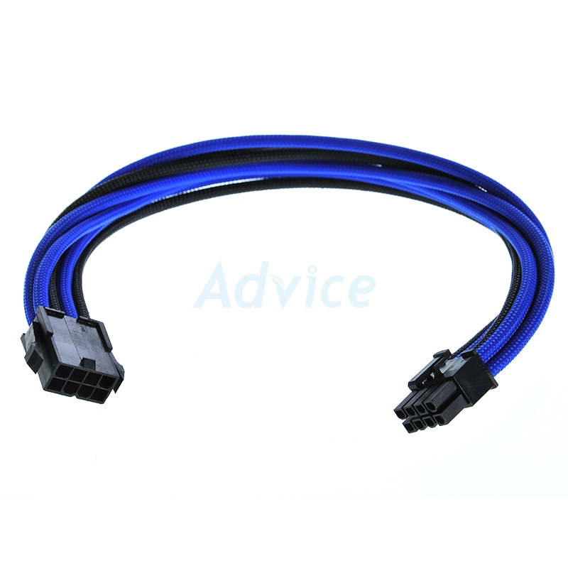 CABLE 'MADDNESS' 8PIN ATX CPU (Black-Blue)