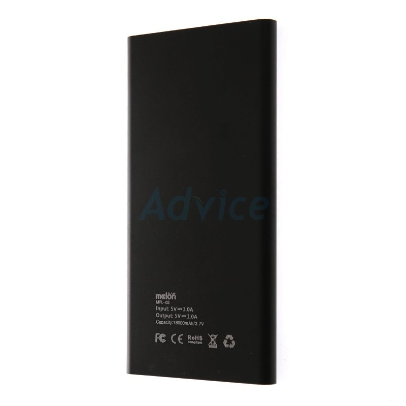 P-BANK 18000 mAh 'Melon' (MPL-03) Black